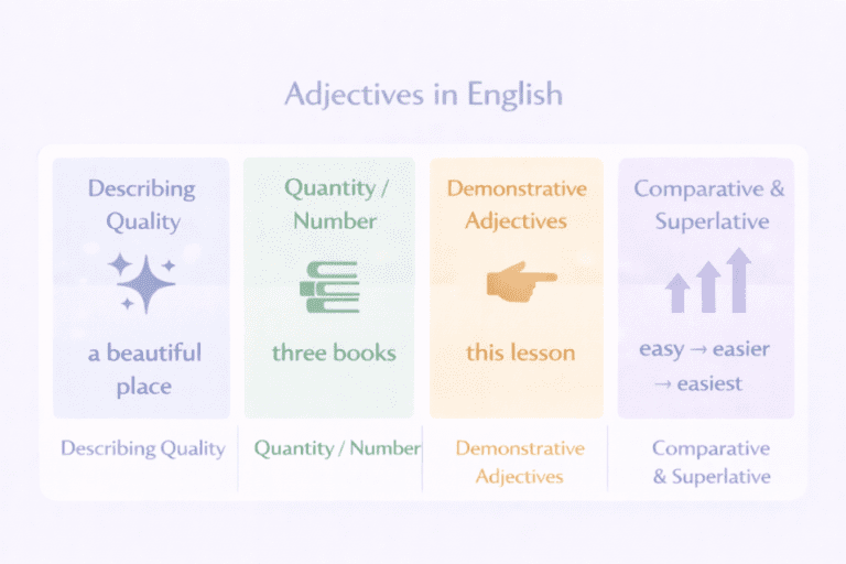 Adjectives – Types, Rules & Examples - Practice English Online